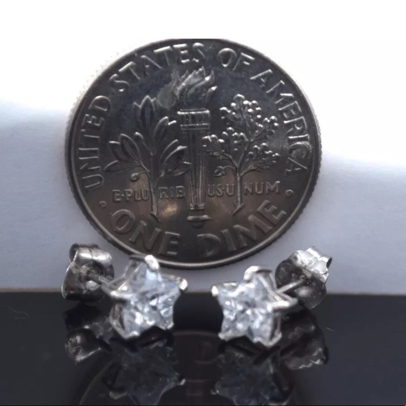 Jewelry | 1 Ct Star Cut Diamond 14k Gold Studs | Poshmark
